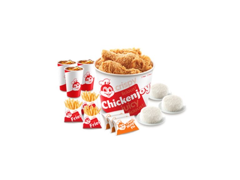 6pc Chickenjoy with Rice, Sides, Pies & Drinks | PINOY CUPID GIFTS