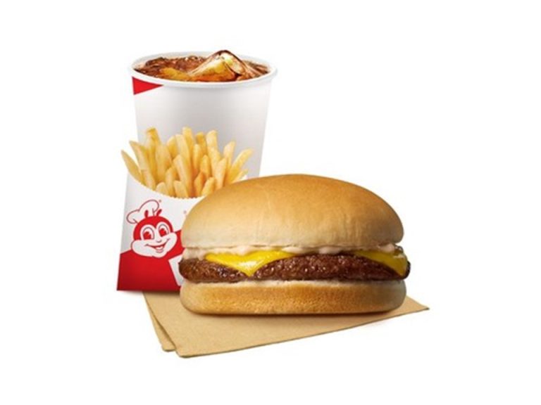 Cheesy Yumburger, Fries & Drink by Jollibee | PINOY CUPID GIFTS